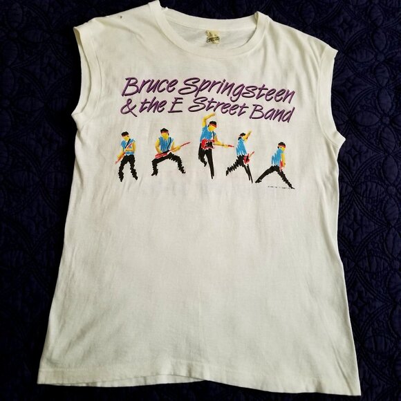 Screen Stars | Shirts | Vintage Bruce Springsteen Sleeveless Tshirt ...